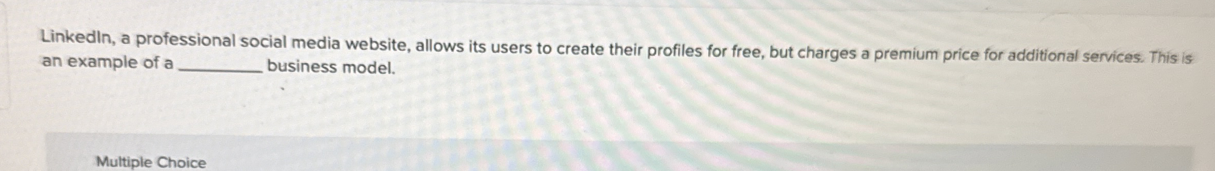 Solved Linkedin, a professional social media website, allows | Chegg.com