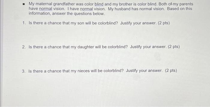 Solved Prutiem as pater a. Whent 1. Mothe: c. FatherUse the | Chegg.com