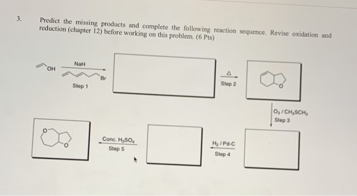 Solved Predict the missing products and complete the | Chegg.com
