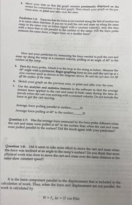 Solved 6. 4. Move your data so that the graph remains | Chegg.com