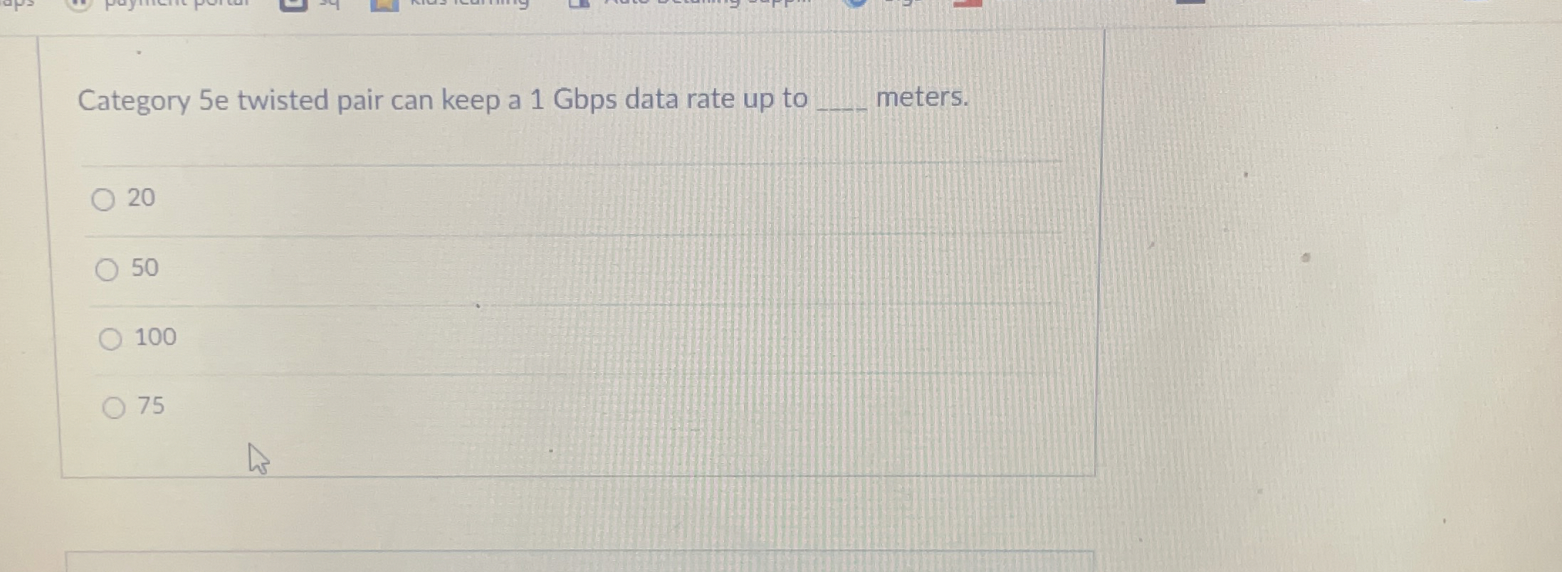 Solved Category 5 ﻿e twisted pair can keep a 1 ﻿Gbps data | Chegg.com