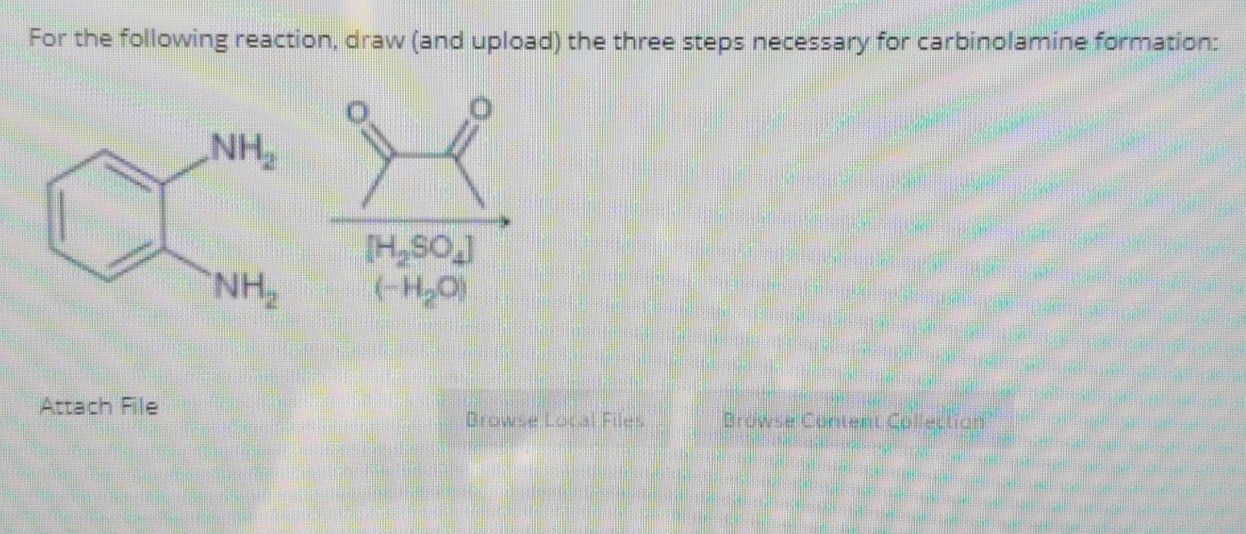 Solved For the following reaction, draw (and upload) the | Chegg.com