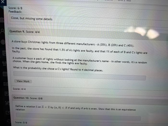 Solved A store buys Christmas lights from three different | Chegg.com