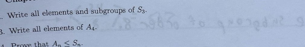 Solved Write all elements and subgroups of S3 | Chegg.com