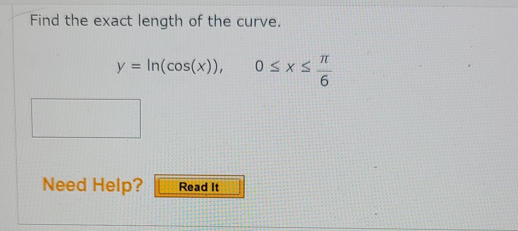 Solved Find the exact length of the curve. | Chegg.com