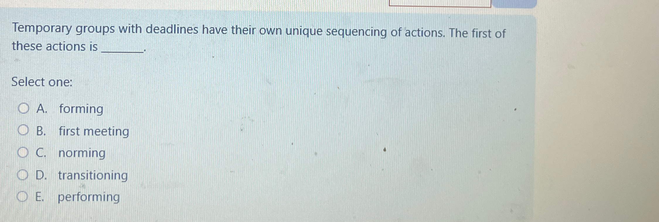 Solved Temporary groups with deadlines have their own unique | Chegg.com