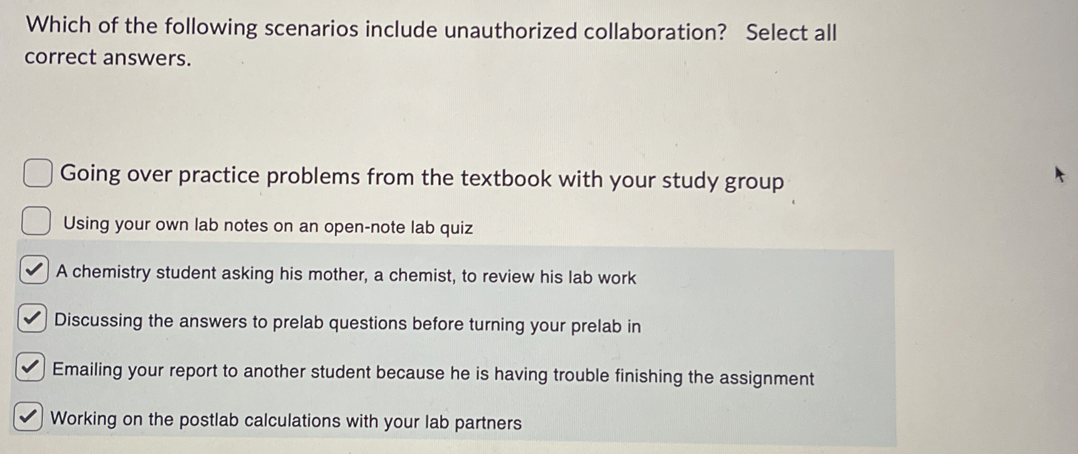 Solved Which of the following scenarios include unauthorized | Chegg.com