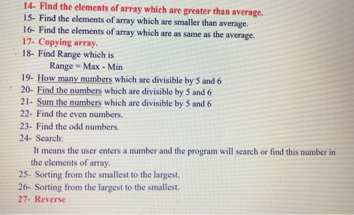 Solved Lab10: Single-Dimensional Arrays Example and | Chegg.com