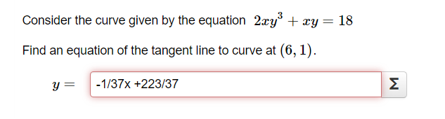 Solved Consider the curve given by the equation | Chegg.com