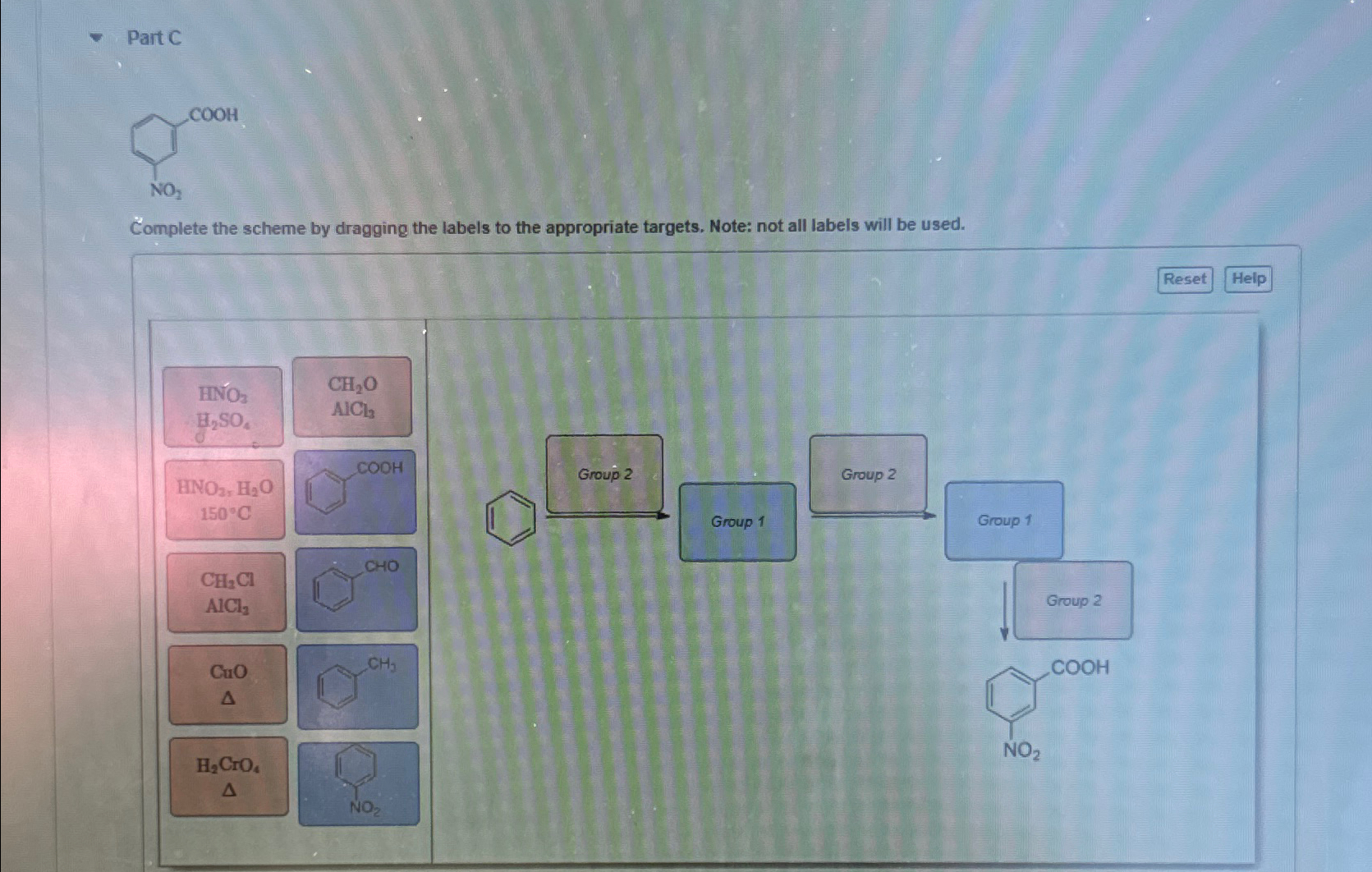 Solved Part CComplete the scheme by dragging the labels to | Chegg.com