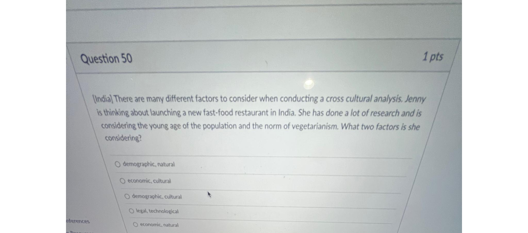 Solved Question 501 ﻿pts[India) ﻿There are many different | Chegg.com