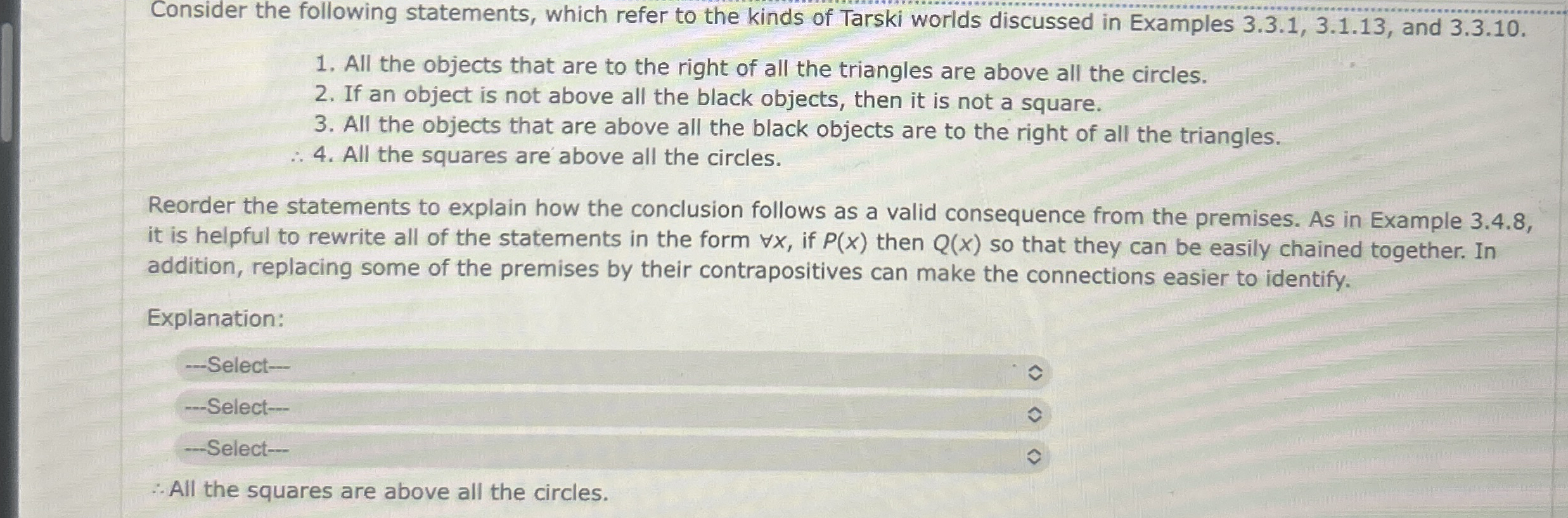 Solved Consider the following statements, which refer to the | Chegg.com