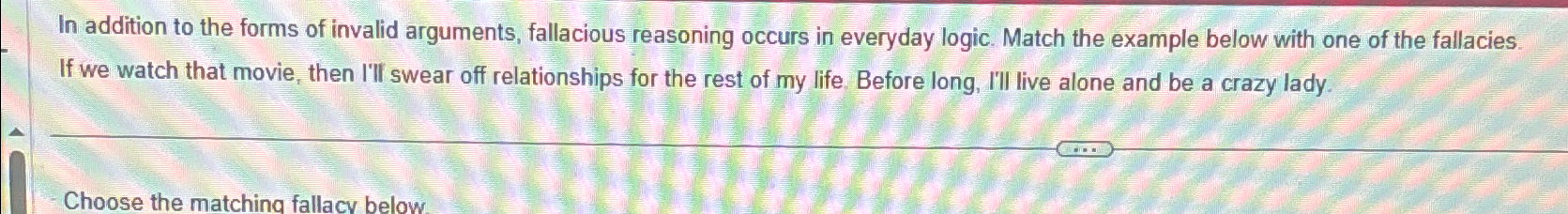 Solved In addition to the forms of invalid arguments, | Chegg.com