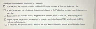 Solved Identify the statements that are feabures of a | Chegg.com