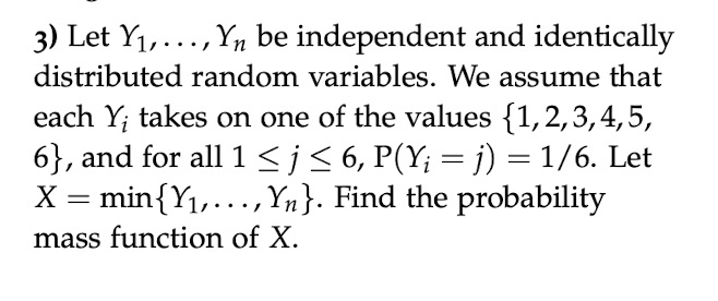 Solved Let Y1,dots,Yn ﻿be independent and | Chegg.com