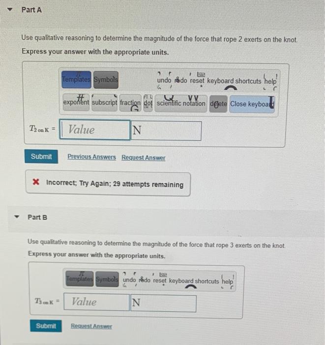 Solved Part A Use qualitative reasoning to determine the | Chegg.com