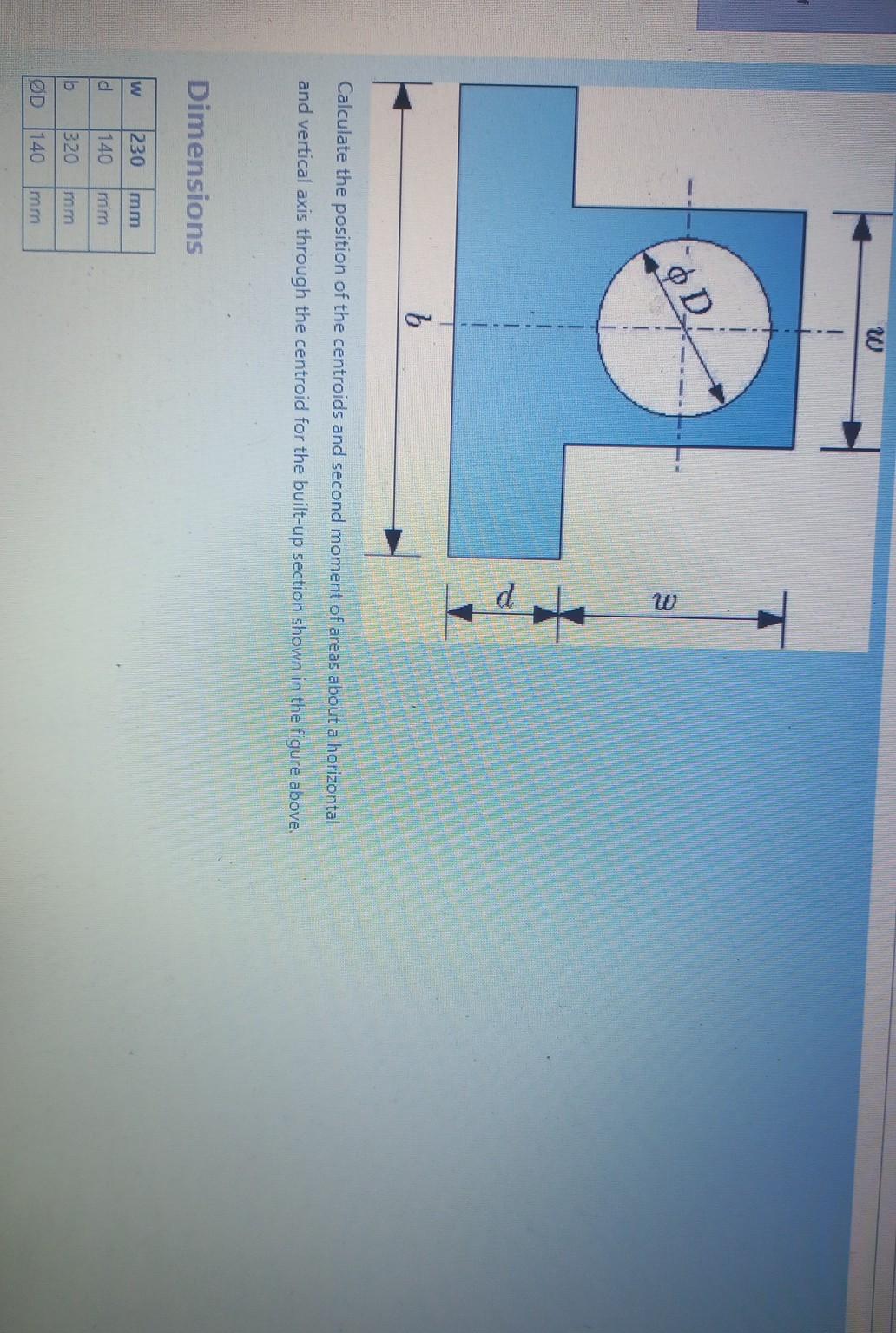 Solved W 6D b Calculate the position of the centroids and | Chegg.com