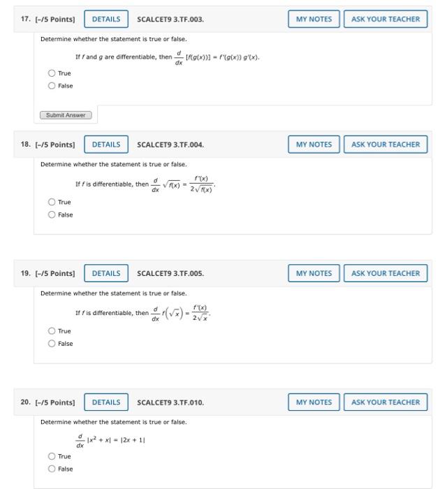 Solved If true, prove the statement. If false, prove why it | Chegg.com