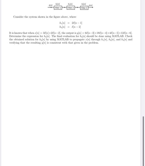 Solved A,() Filter 2 AM Filter 3 Filter 1 Consider the | Chegg.com