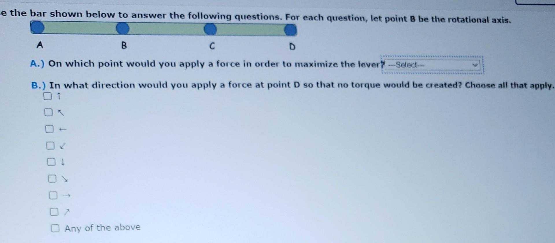 Solved ce the bar shown below to answer the following | Chegg.com