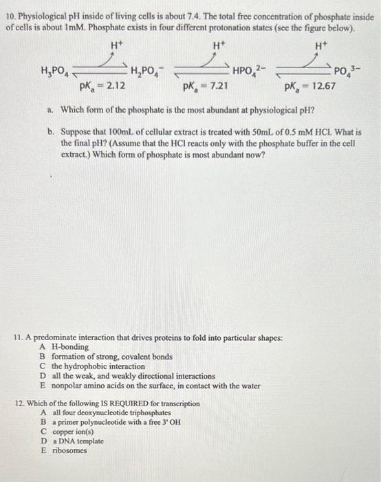 Solved 4. Complete the table below using pKa values provided | Chegg.com
