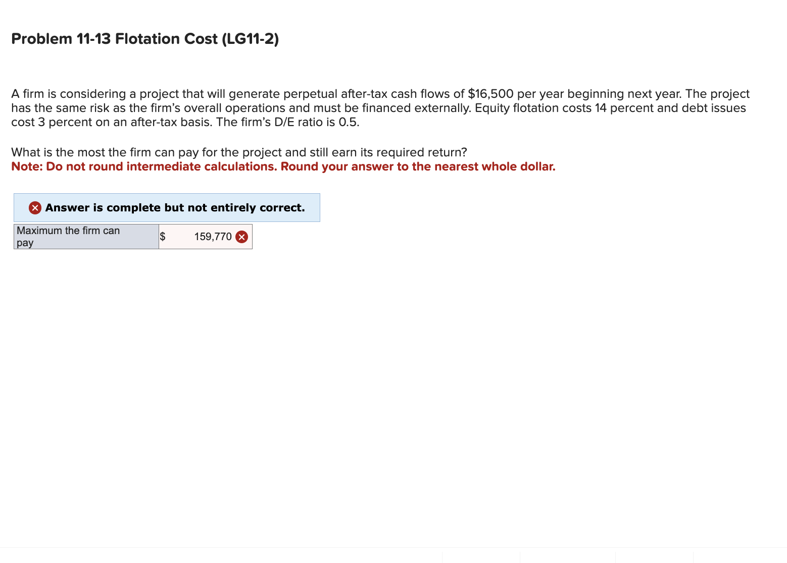 Solved Problem 11-13 ﻿Flotation Cost (LG11-2) ﻿A firm is | Chegg.com