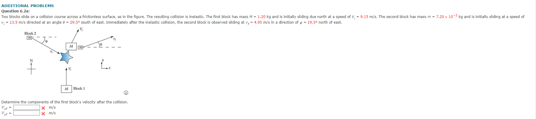 Solved ADDITIONAL PROBLEMSQuestion 6.2a: vi=13.5ms ﻿directed | Chegg.com