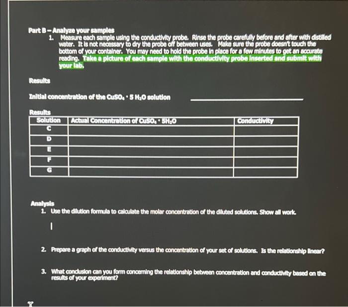 Introduction Preparation Of A Solution Is An Chegg