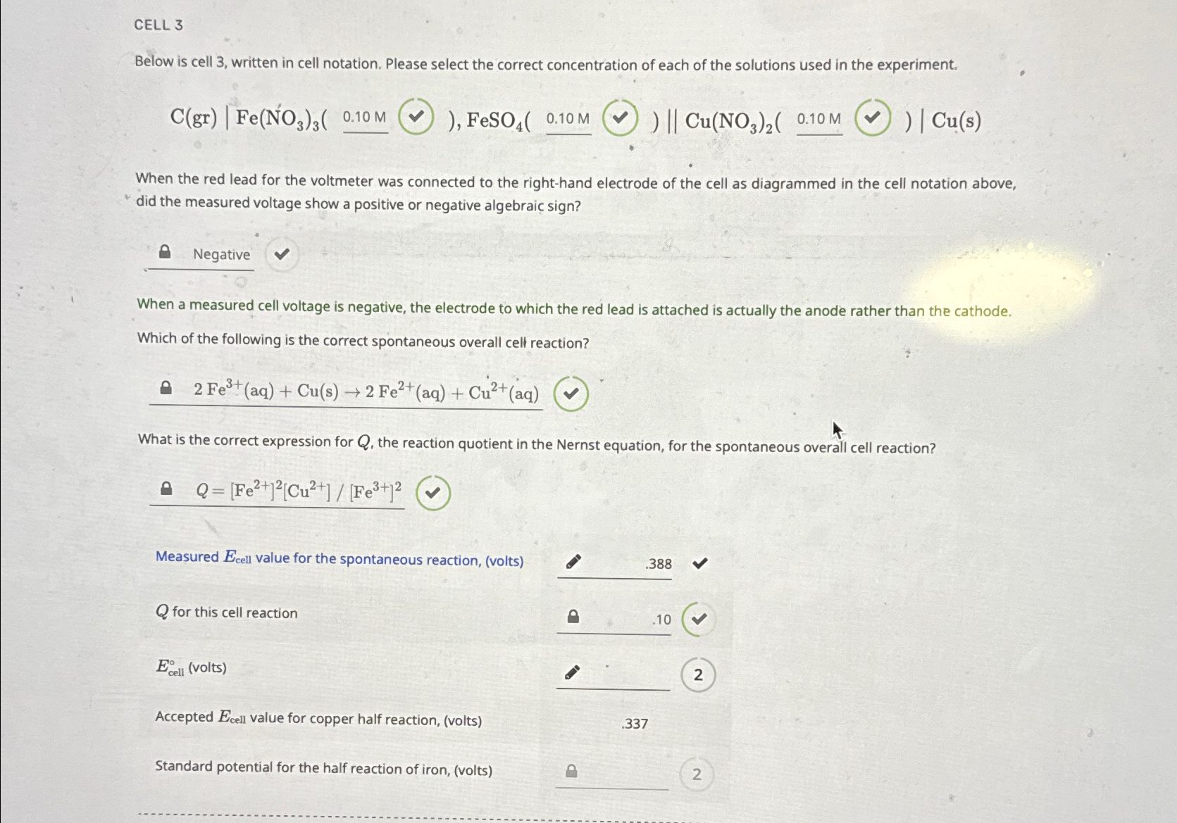 Solved CELL 3Below is cell 3, ﻿written in cell notation. | Chegg.com