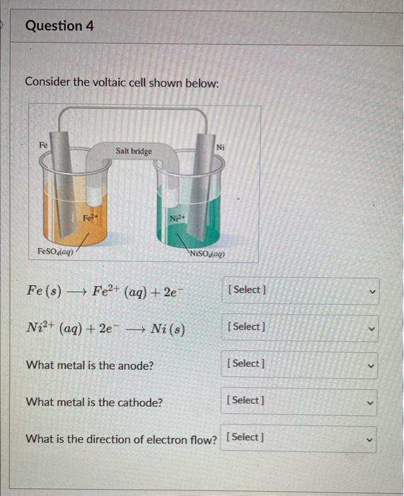 Solved Consider the voltaic cell shown below: | Chegg.com Solved Consider the voltaic cell shown below: | Chegg.com