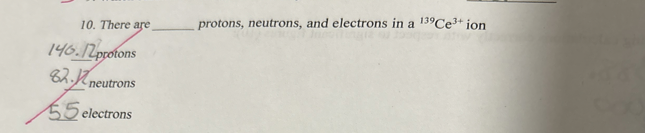 Solved There are q, ﻿protons, neutrons, and electrons in a | Chegg.com