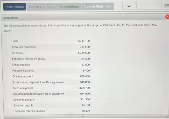 Solved 1.prepare a multi step income statement.2. prepare a | Chegg.com