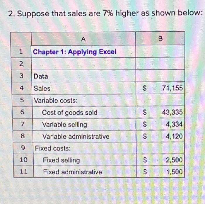 Solved ook sk int rences Chapter 1: Applying Excel: Excel | Chegg.com