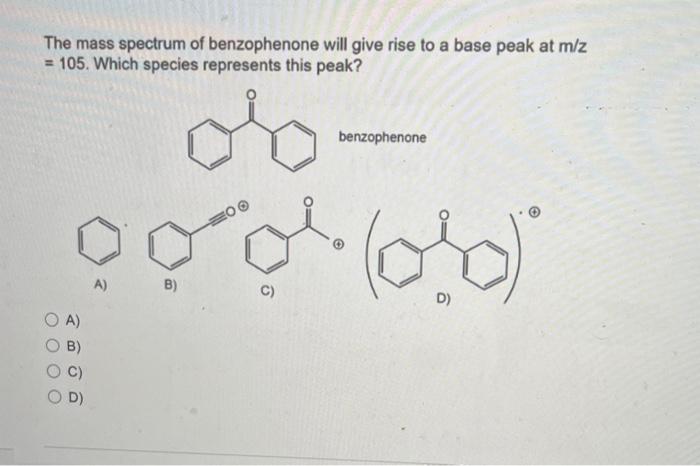 Solved In the mass spectrum of methane (CH4), there is a | Chegg.com