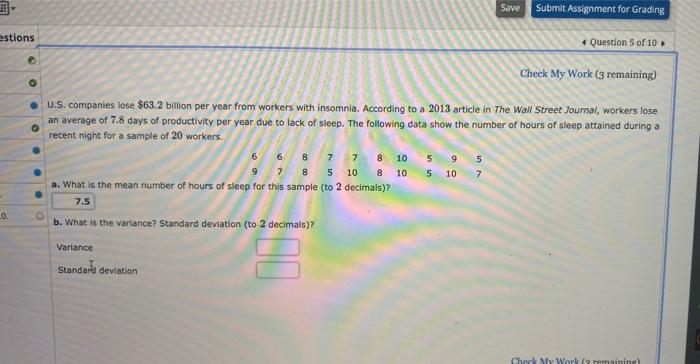 Solved Save Submit Assignment for Grading estions Questions | Chegg.com