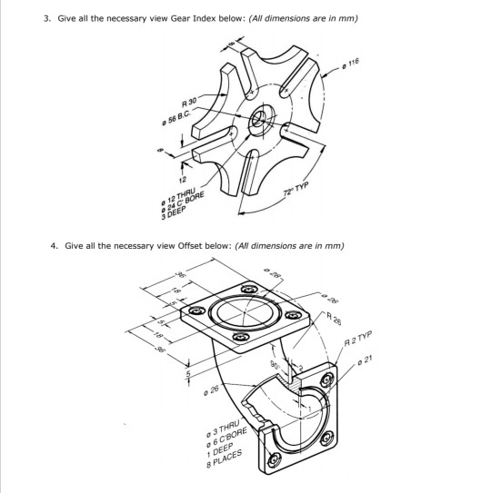 Solved Drafting Catia v5 Give dimensions, title box and all | Chegg.com