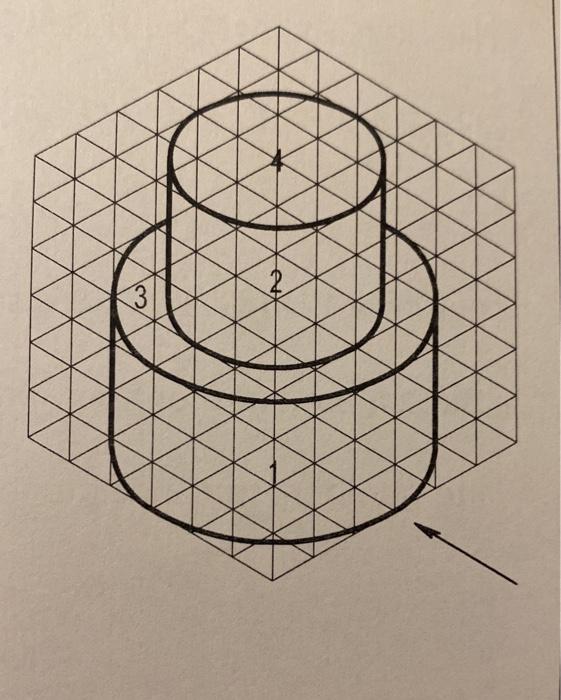 Solved please, I want to sketch the three orthographic views | Chegg.com