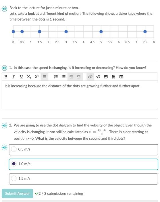 Let's take a look at a different kind of motion. The | Chegg.com