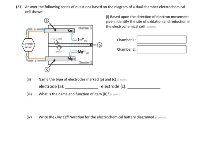 Solved (21) Answer the following series of questions based | Chegg.com