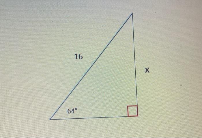 Solved cos26∘=16x 3) cos64∘=sin26∘ C) sin64∘=16x D) All | Chegg.com