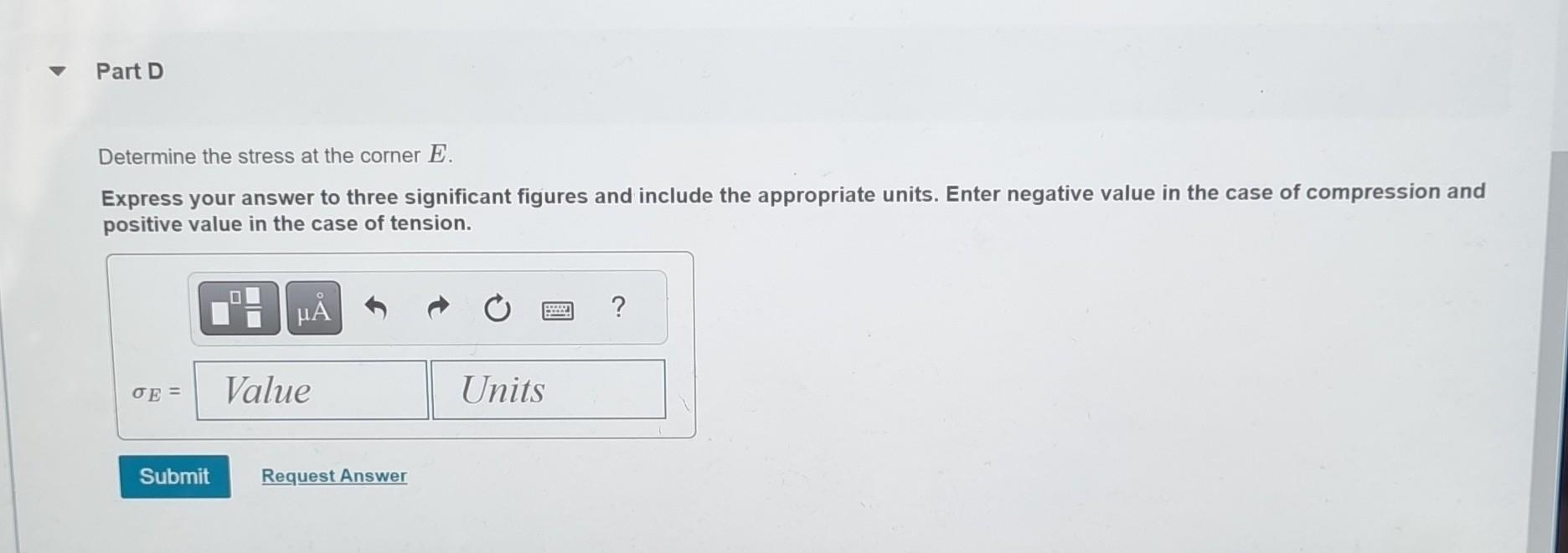 Solved The member has a square cross section and is | Chegg.com