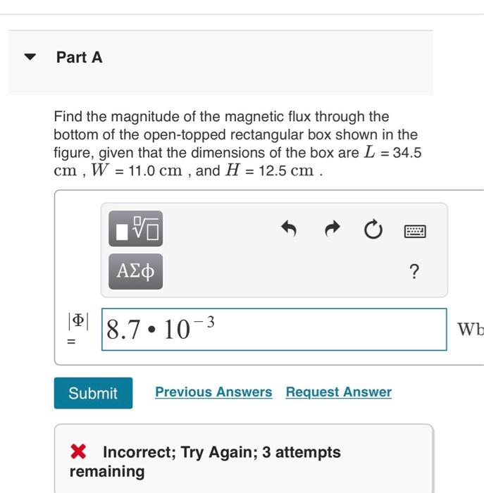 Solved A uniform magnetic field of 0.0210 T points | Chegg.com