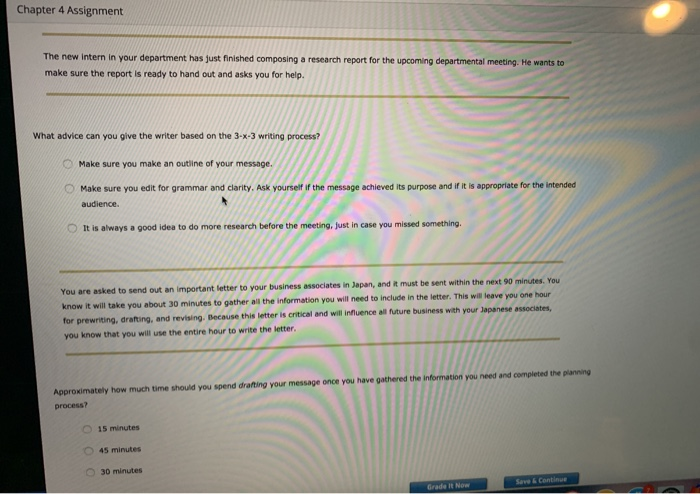 Solved Chapter 4 Assignment The new Intern in your | Chegg.com