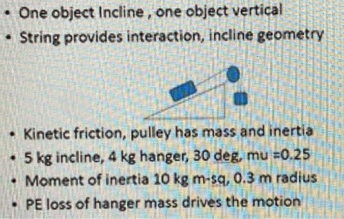 Trend pulley quiz remote F-net=ma Torque = Moment of | Chegg.com