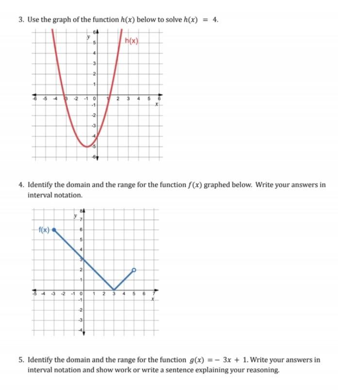 Solved 3. Use the graph of the function h(x) below to solve | Chegg.com Solved 3. Use the graph of the function h(x) below to solve | Chegg.com