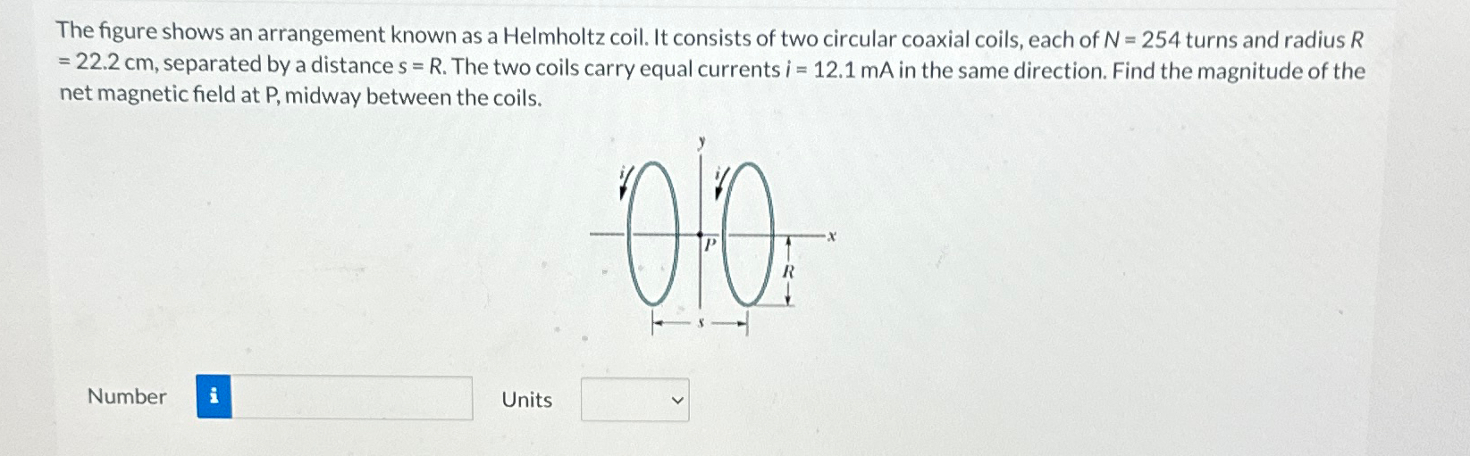 Solved The figure shows an arrangement known as a Helmholtz | Chegg.com