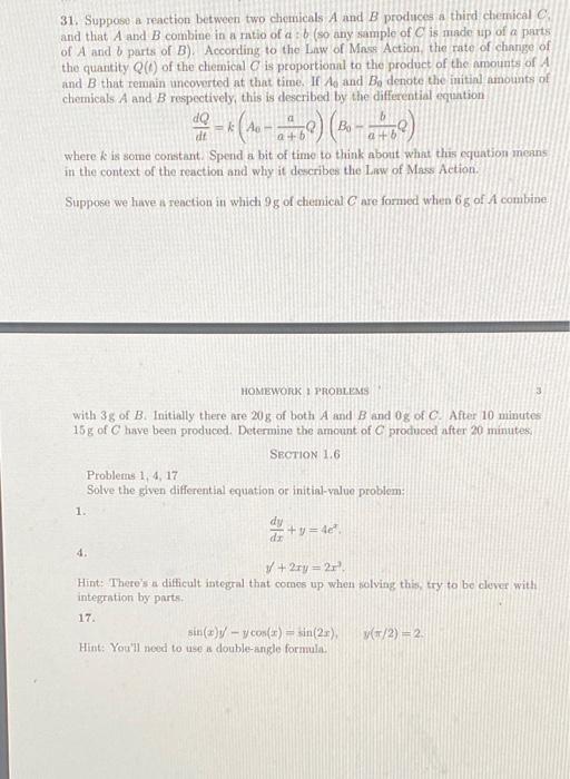 Solved Problems 2, 7, 12 Determine whether the given | Chegg.com