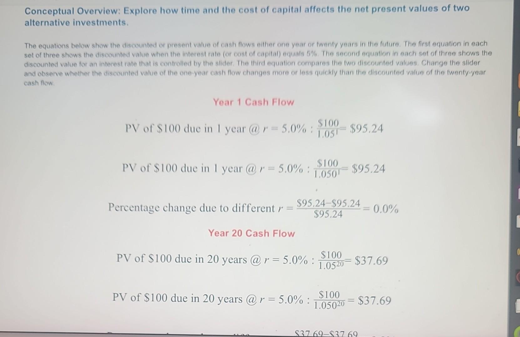 Solved Conceptual Overview: Explore how time and the cost of | Chegg.com