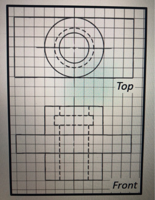 Solved 2. Multiview and a Full Section View Consider the | Chegg.com