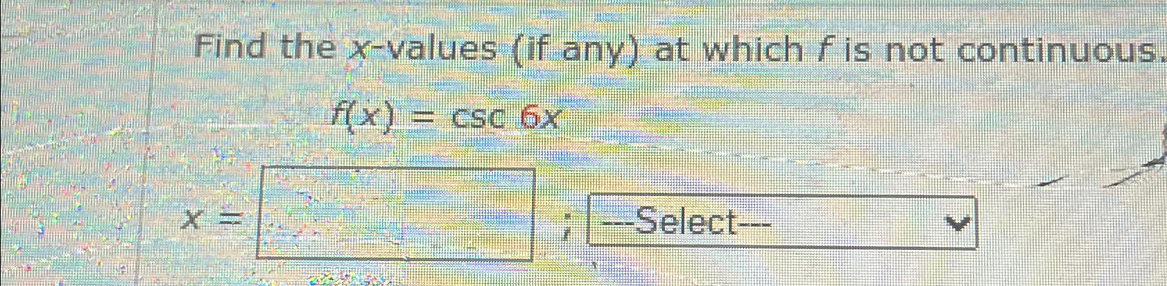 Solved Find the x-values (if any) ﻿at which f ﻿is not | Chegg.com
